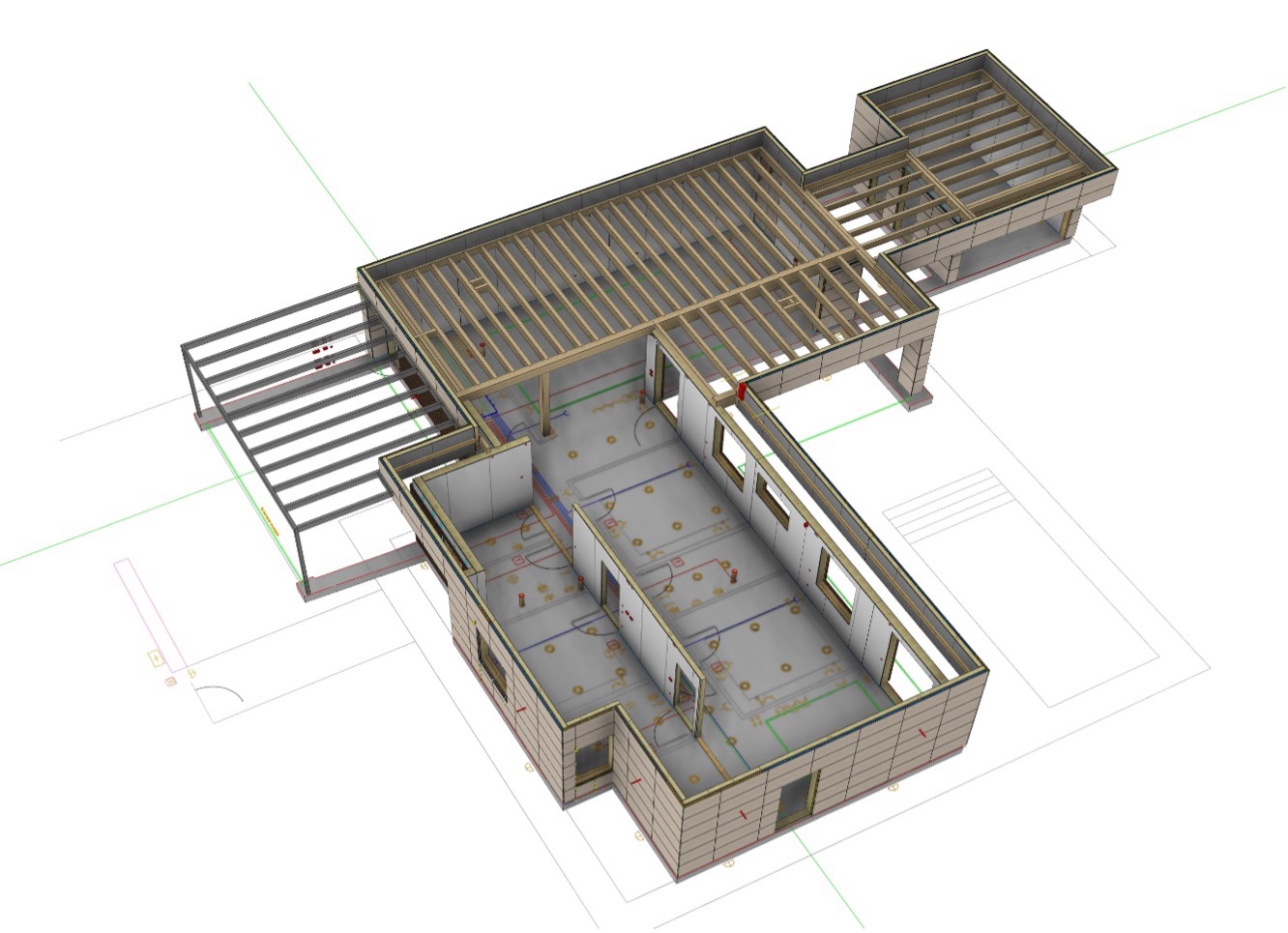 Modelado 3D Detallado en Viviendas Industrializadas: Representación de Todos los Elementos ...
